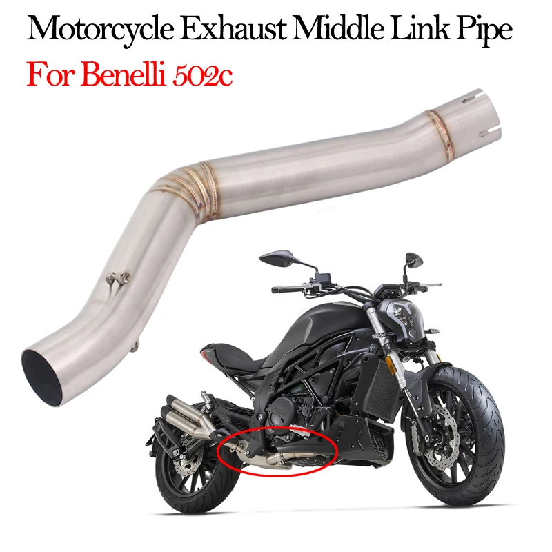 Slip On Moto Escape System Motorcycle Exhaust Middle Link Pipe ...
