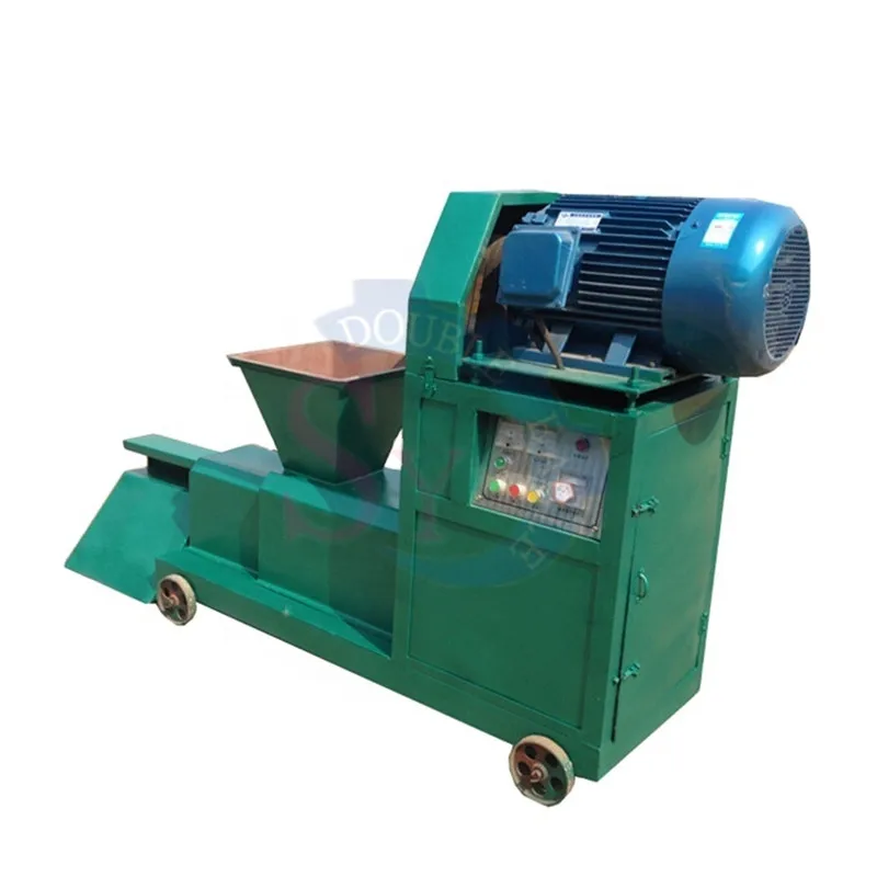 High-Temperature-Wood-Chips-Sawdust-Rod-Briquette-Extruder-Automatic ...