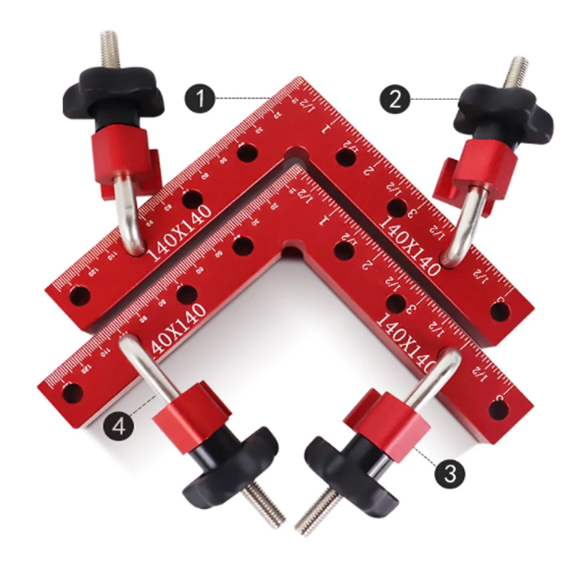 Clamping Square Right Angle Clamps Ruler | Aluminium Alloy Auxiliary ...