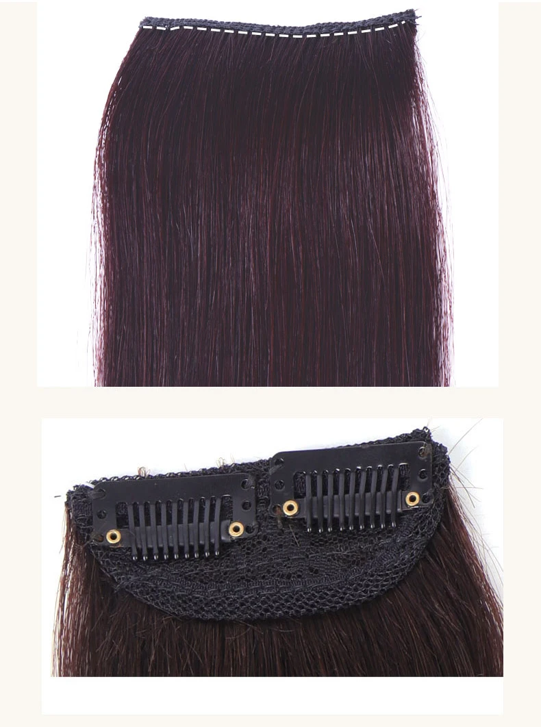 Accessoires coiffure,Extensions de cheveux synthétiques à clips ...