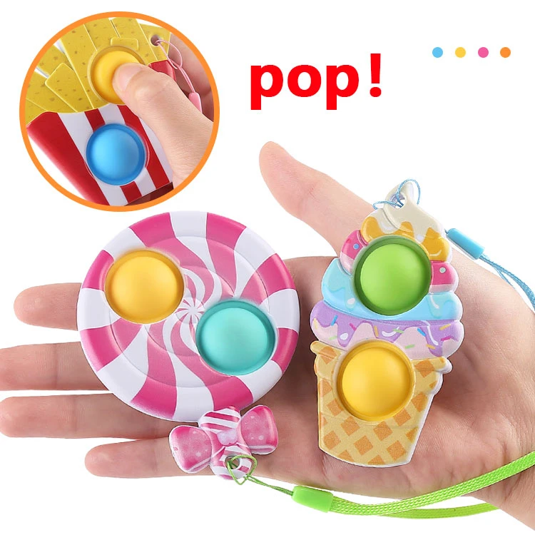 Hot Montessori Antistress Fidget Toys Simple Dimple Toy Pressure ...