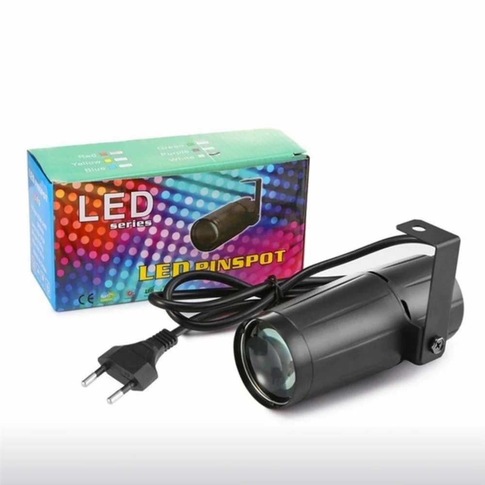 Disco-Ball-Pin-Spot-Light-White-Red-Blue-Green-LED-Stage-Lighting-Beam ...