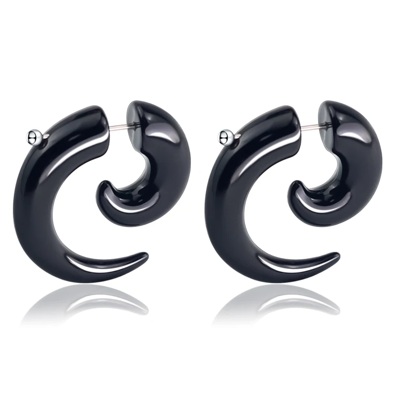 Acrylic-Piercing-Ear-Tapers-Expanders-Ear-Dilations-Spiral-Ear-Plug ...