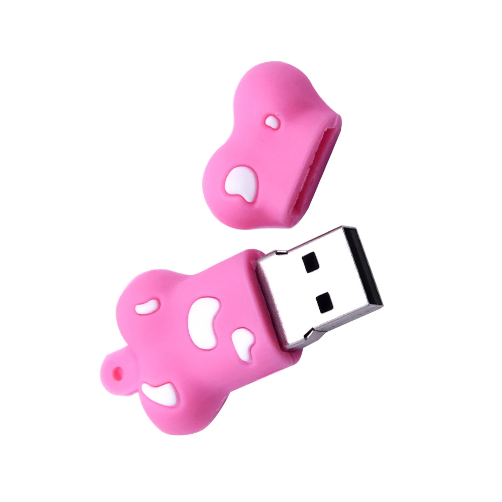 Cute USB Flash Drives 2.0 64GB Super Mini Cartoon Bone Pendrives Lovely ...