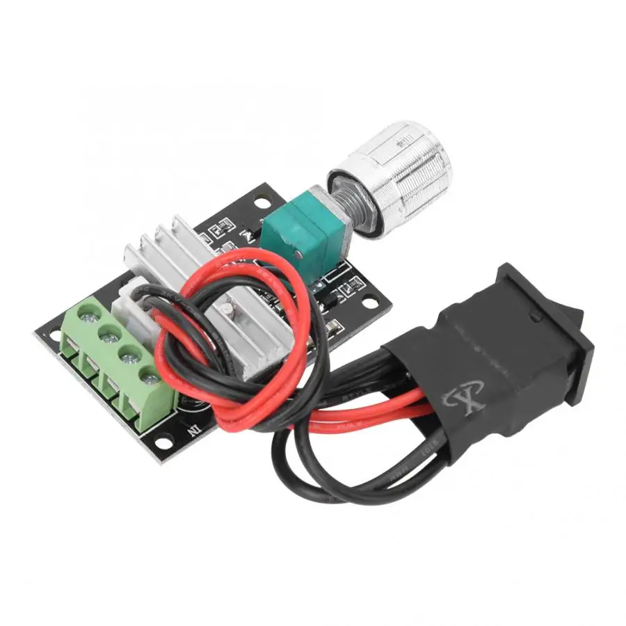 Dc 6-28v Pwm Motor Speed Controller Cw Ccw Reversible Regulator With Switch - Motor Controller ...