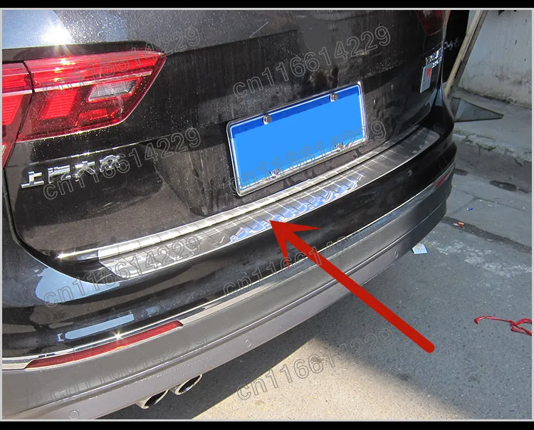 For Vw/volkswagen Tiguan 2017 2018 2019 2020 2021 Stainless Steel Rear ...