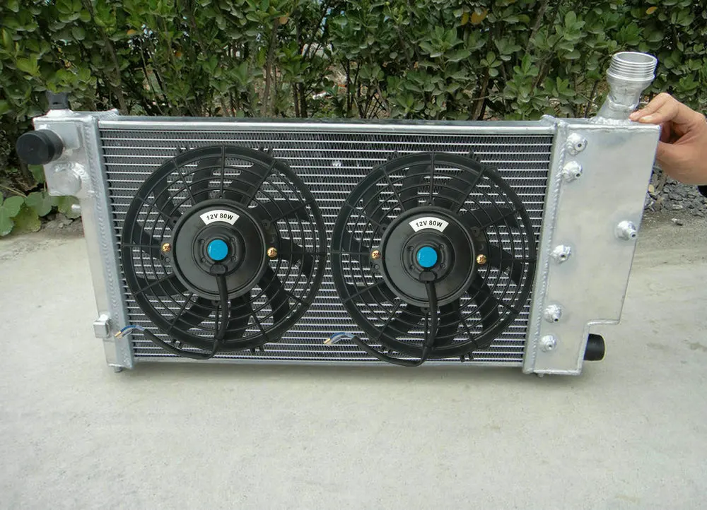 2row 50mm Aluminum Radiator+fan For Peugeot 106 Gti S16 & Rallye ...
