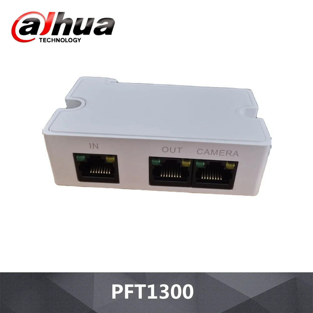 Dahua Poe Extender Pft1300 Support 1 Rj45 10/100m Poe Power Supply ...