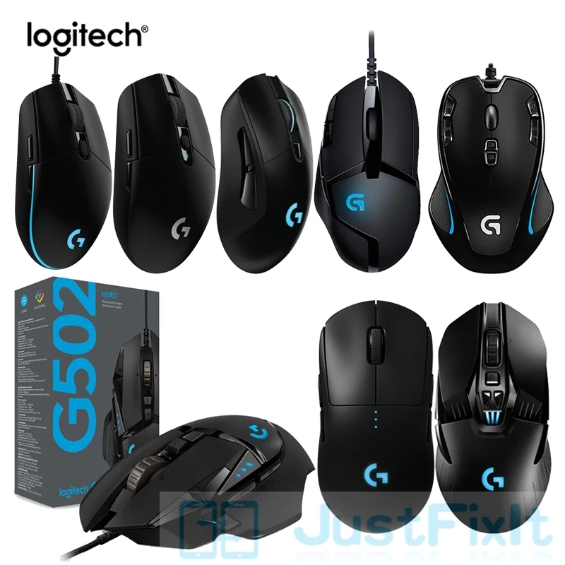 로지텍 GPRO G502 G903 G703 G304 무선 게임용 마우스 영웅 G402 G300S G102 마우스 지원 데스크탑 ...