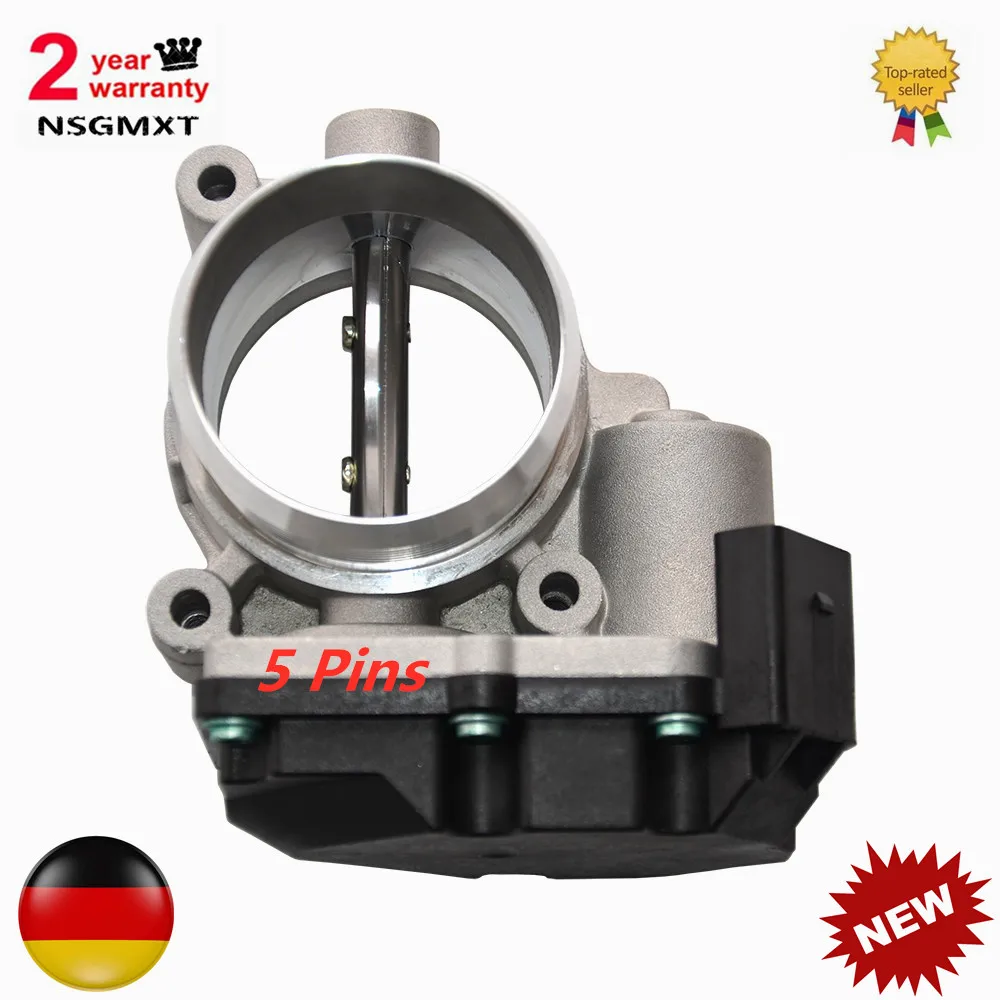 AP01 Throttle Control Valve Air Supply 5pin for AUDI A6 4F C6 2.7 + 3.0 ...