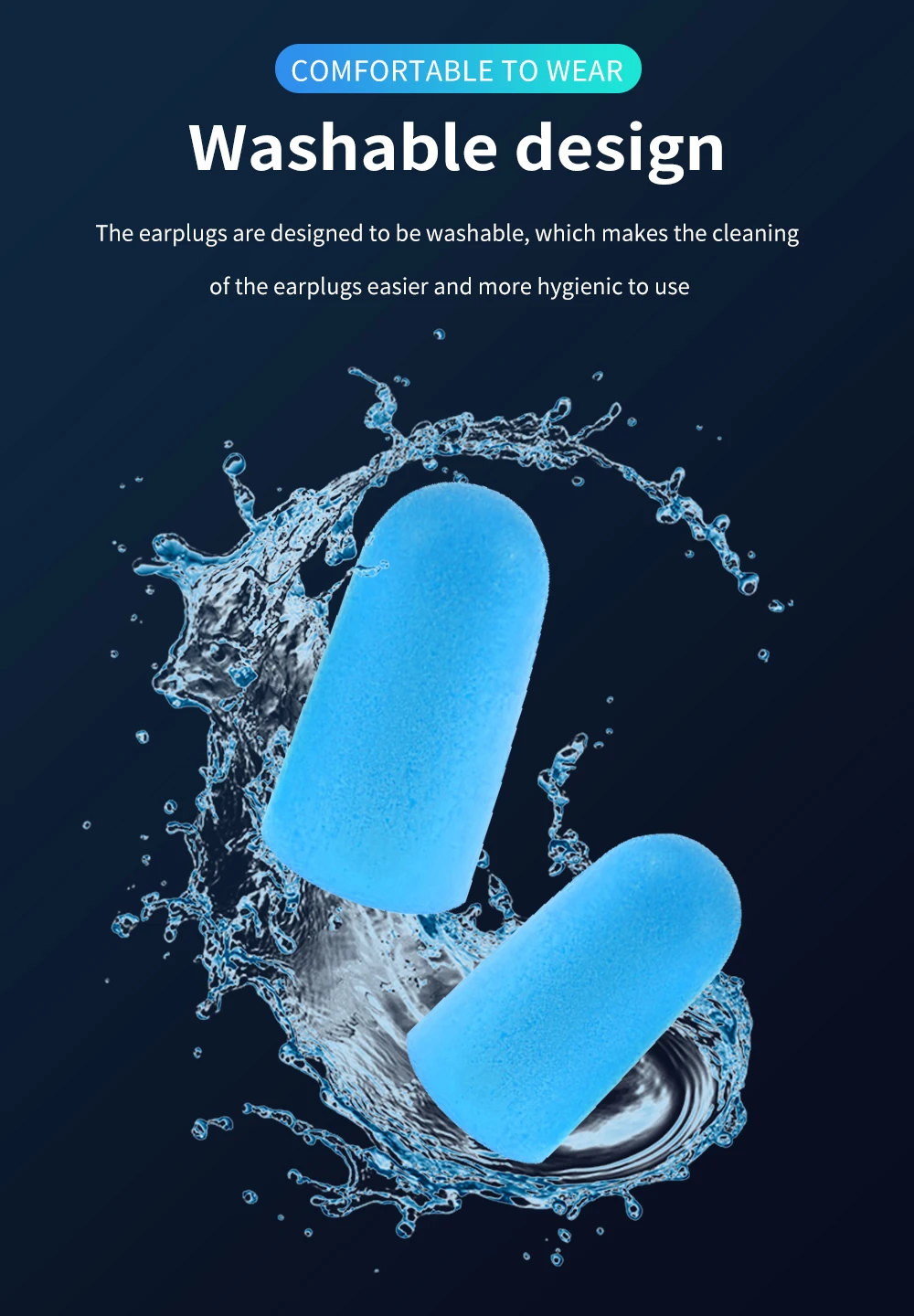 Vert - bouchons'oreille en éponge PU, Stop bruit, Insonorisants, Pour ...