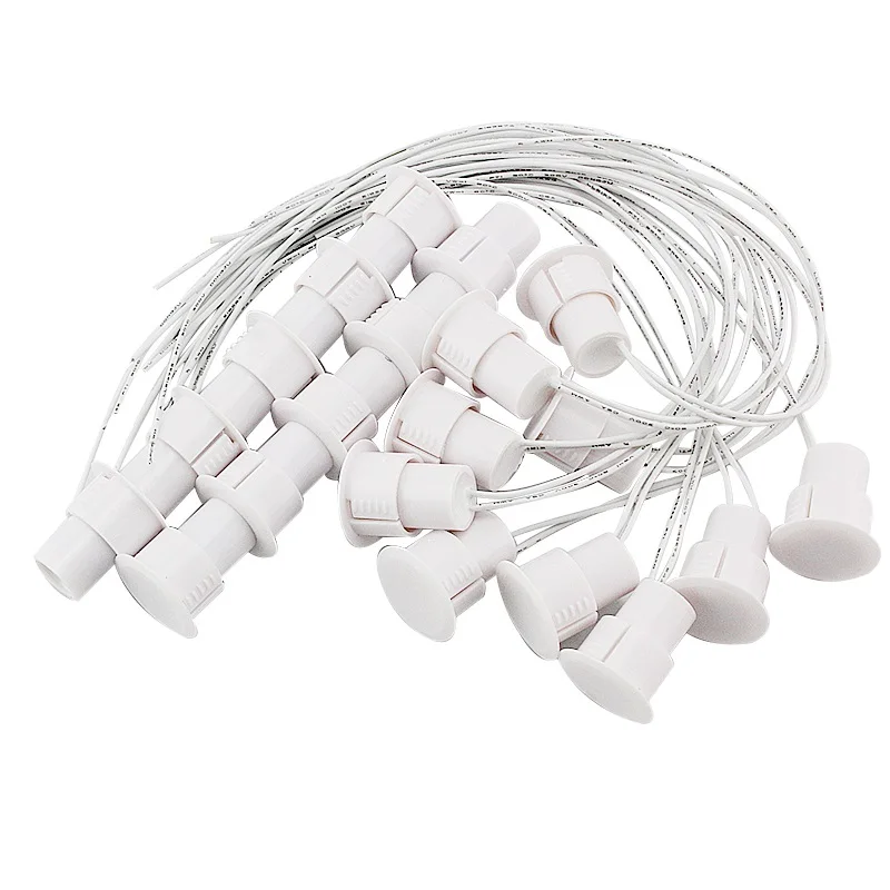 Round Embedded Alarm Door Magnetic Sensor Switch - Window Door Sensor ...