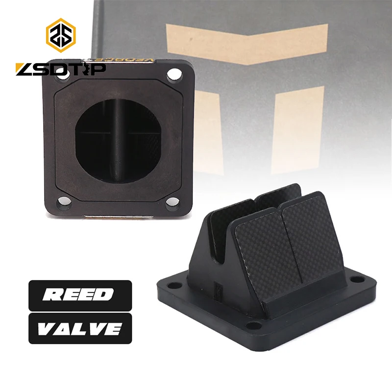 ZSDTRP V382A Carbon Intake Reed Valve For Yamaha 85cc 125cc YZ 85 125 ...