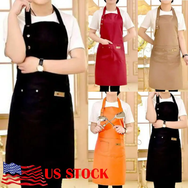 Waterproof Apron 2019 NEW Men Women Waterproof Chef Apron Cooking ...