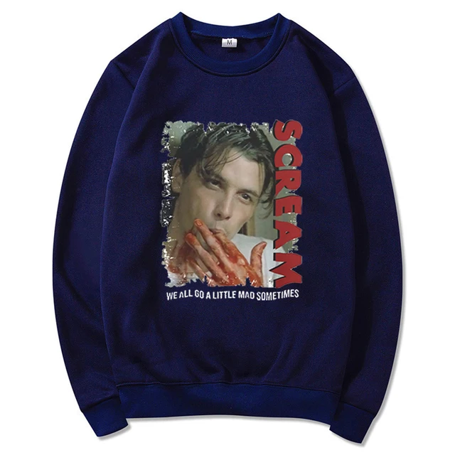 Scream Movie Sweatshirt Billy Loomis Shirt We All Go A Little Mad Billy ...