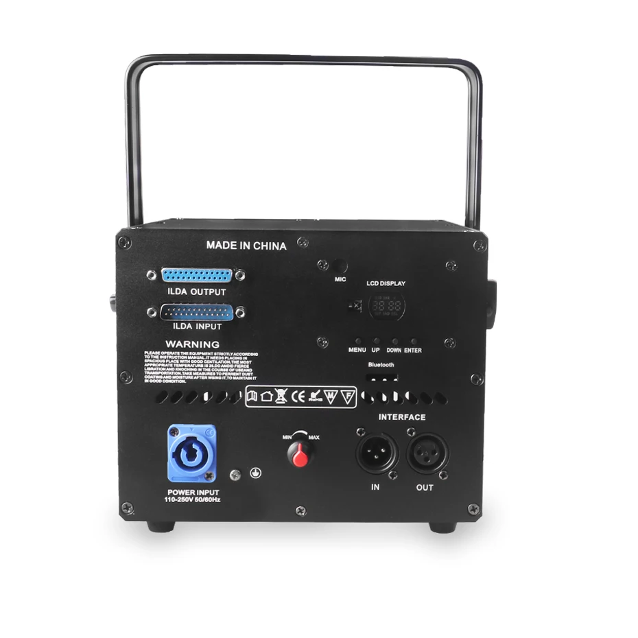 ALIEN 1W 2W DMX RGB Ilda Animation Laser Projector Scanner Professional ...