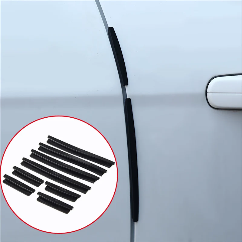 8pcs/set Car Door Side Edge Protector Strip Auto SUV Scrape Guard ...
