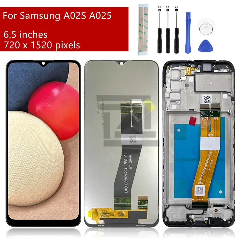 For Samsung Galaxy A02S LCD Display A025 Touch Screen Digitizer ...