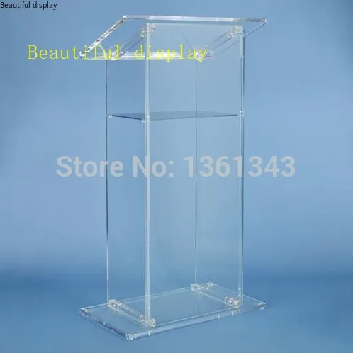 Podio acrílico transparente/personalizado Atril acrílico podio, púlpito ...