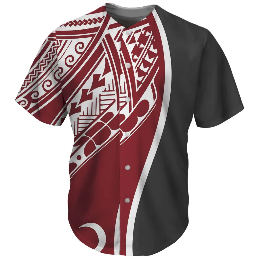 New-Arrivals-Wholesale-Baseball-uniform-Polynesian-Traditional-Tribal ...