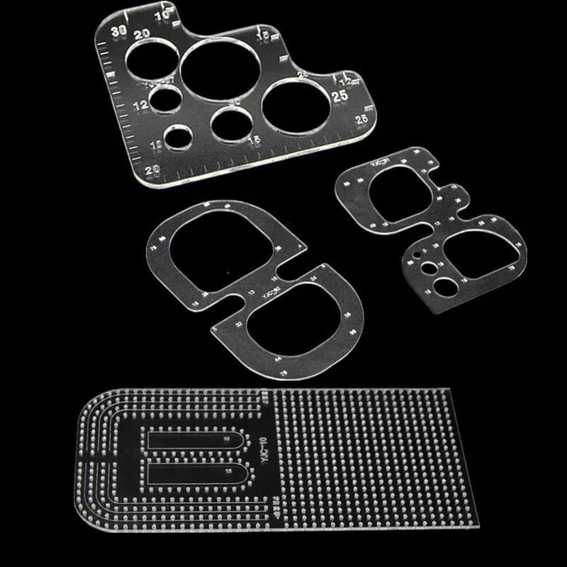 1 Piece Acrylic Fillet Ruler DIY Fillet Gauge, Drawing Pattern, Paper ...