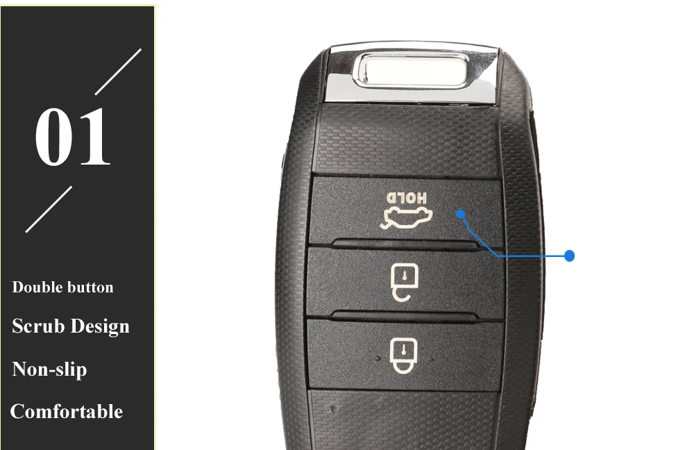 TOY40 Key-without Chip -clé télécommande à 3 boutons,433MHZ ...