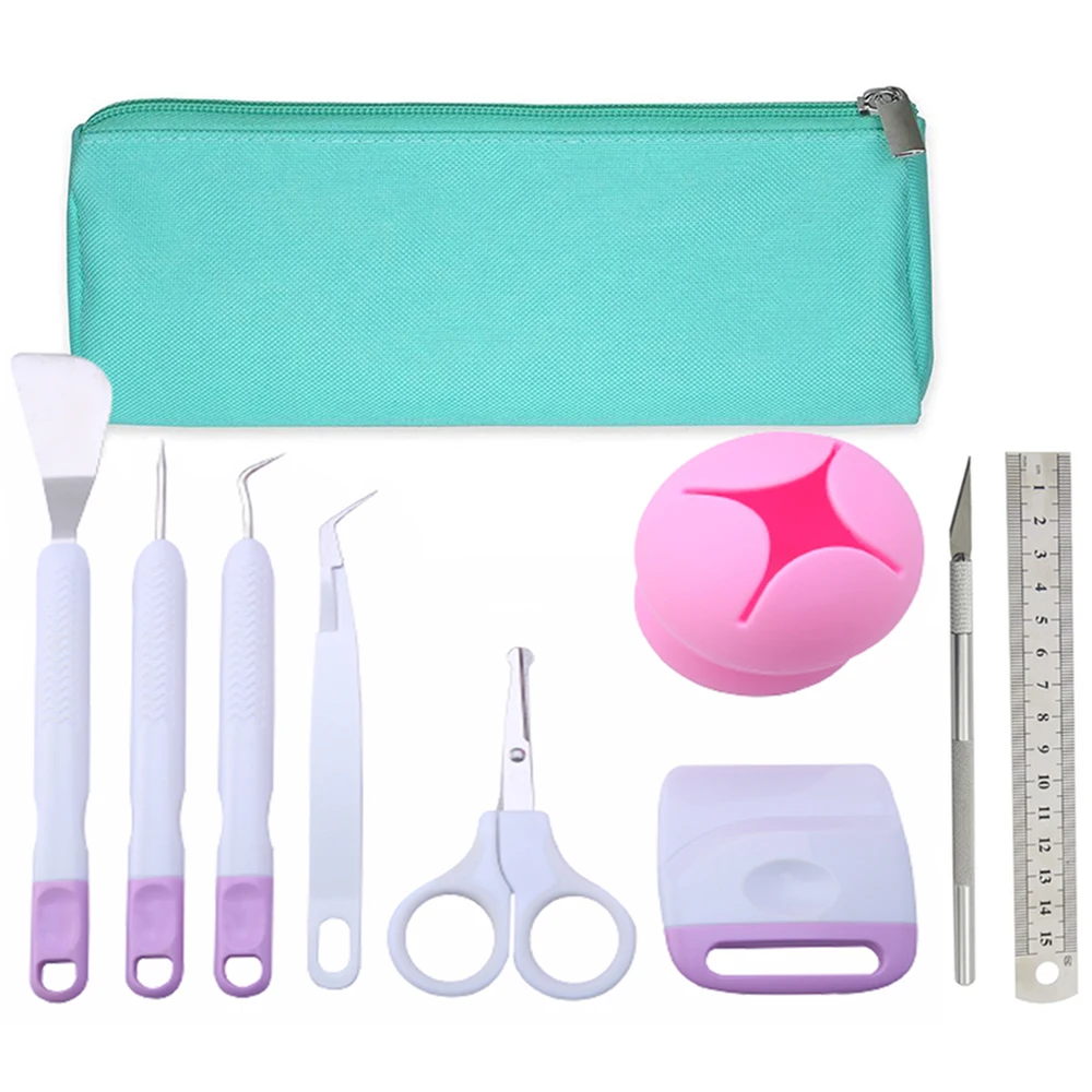 10pcs Craft Vinyl Weeding Tools Set Basic Vinyl Tool Silhouettes Cameos ...