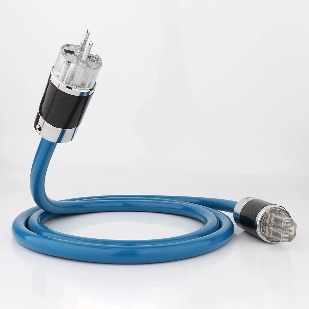 SPO 12MF Silver Plated US Mains Power Cable HIFI SChuko Power Cord ...