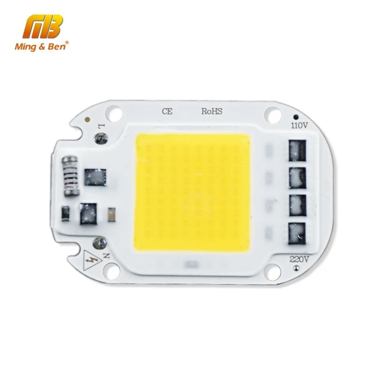 Led Cob Lamp Chip 20w 30w 50w Ac 110v 220v Smart Ic Led Beads For Diy Led Grow Floodlight Bulb ...