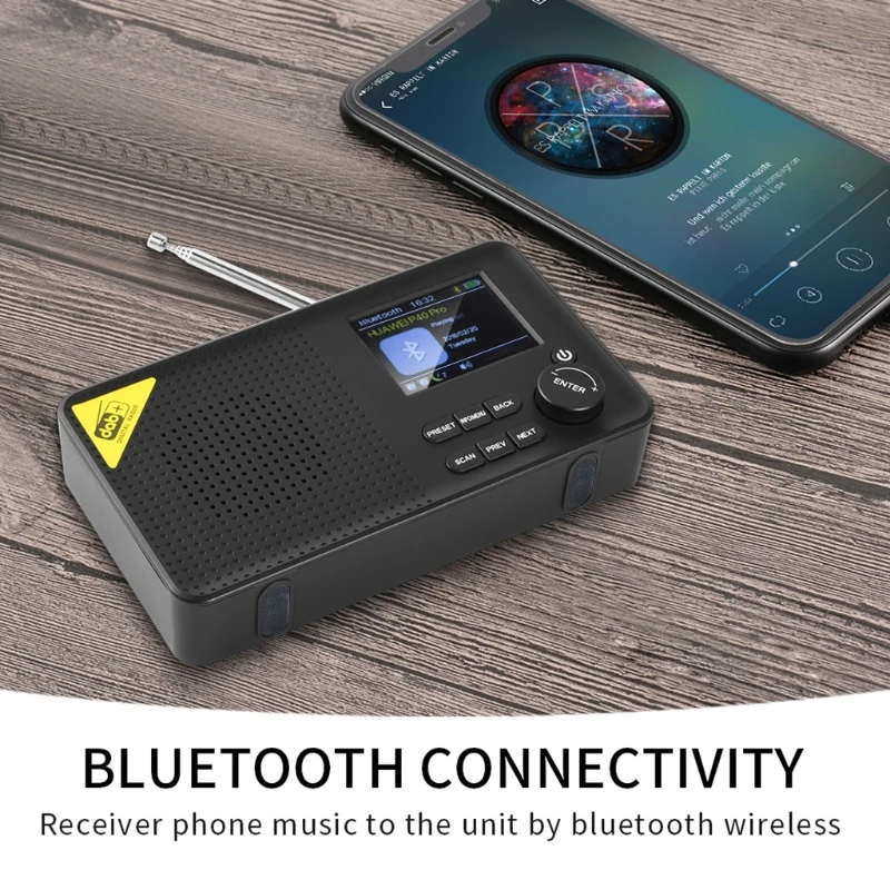 Mini modèle2 - Radio numérique Portable Bluetooth DAB-DAB + et ...
