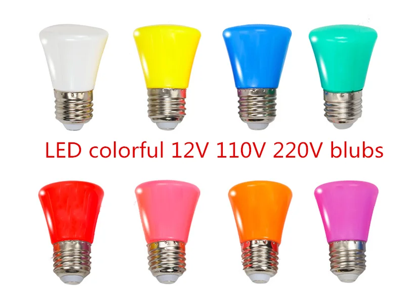LED-Blubs-Crown-Colorful-1W-3W-5W-E27-B22-220V-Indoors-Red-Blue-Green ...