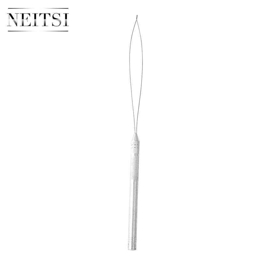 Neitsi Hair Extensions Hook Needle Pulling Tool 1pc Needle Threader ...