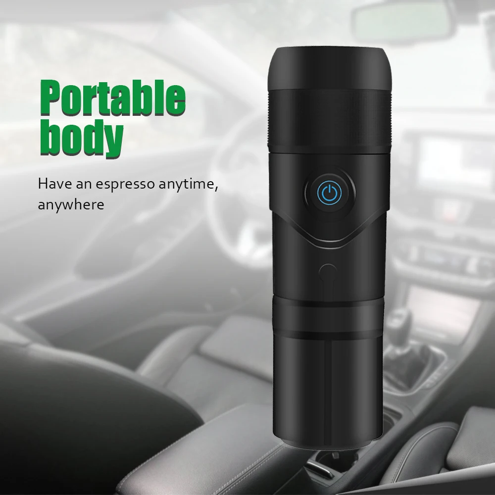 Portable Espresso Maker Coffee Machine 12V Mini Handheld Coffee Maker ...