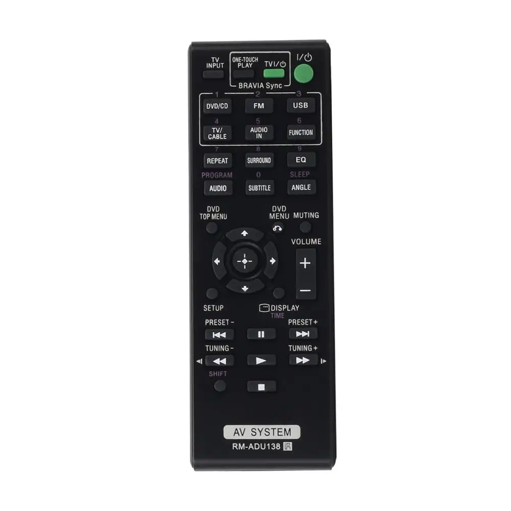 Sony Dav Tz140 Remote Control Home Theater | Remote Control Audio ...