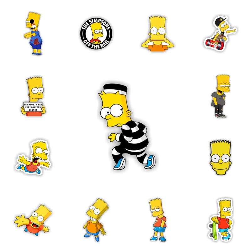 Bart Simpson Skull Tattoo