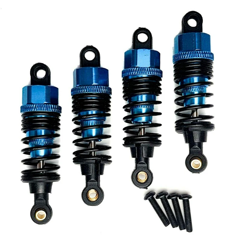 4PCS Adjustable Alloy RC 1/10 Shocks Absorbers Damper Kit Replacement ...