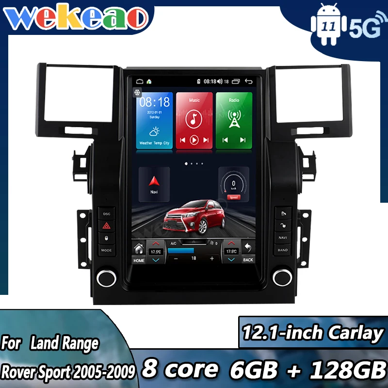 Car Radio Android 11 For Land Range Rover Sport Stereo With Bluetooth ...