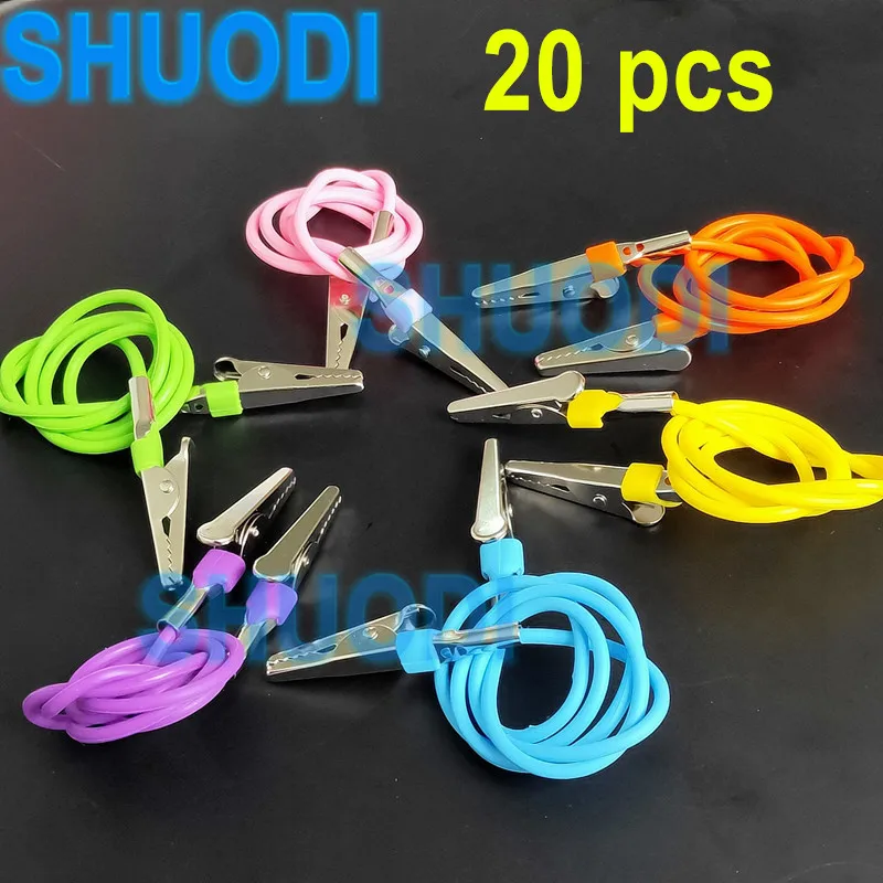 20pcs-Autoclavable-Dental-Bib-Clips-Chain-Napkin-Holder-Clips-Rubber ...