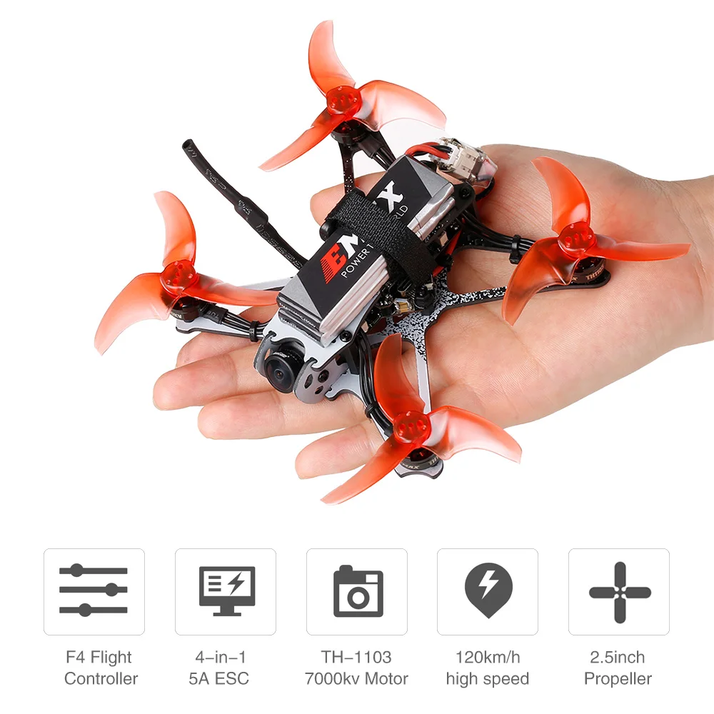 Emax Tinyhawk Ii Racing Drone Fpv Drone 120km/h 7000kv Brushless Motor ...