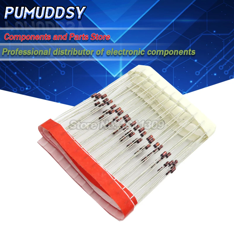 100PCS 1W 5.1V 1N4733A 1N4733 DO 41 Zener diode|Integrated Circuits| - AliExpress