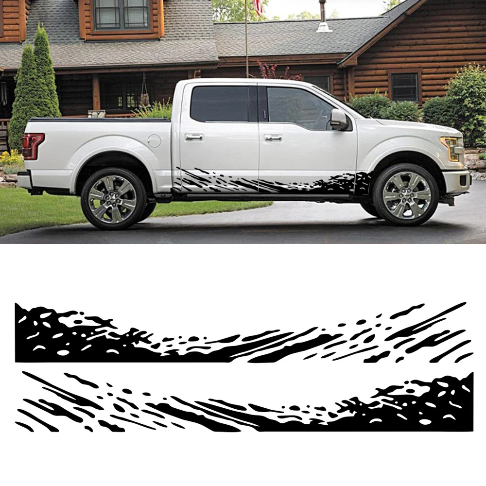 2pcs Diy Car Sticker Off Road Graphic Vinyl Decal For Ford Ranger ...