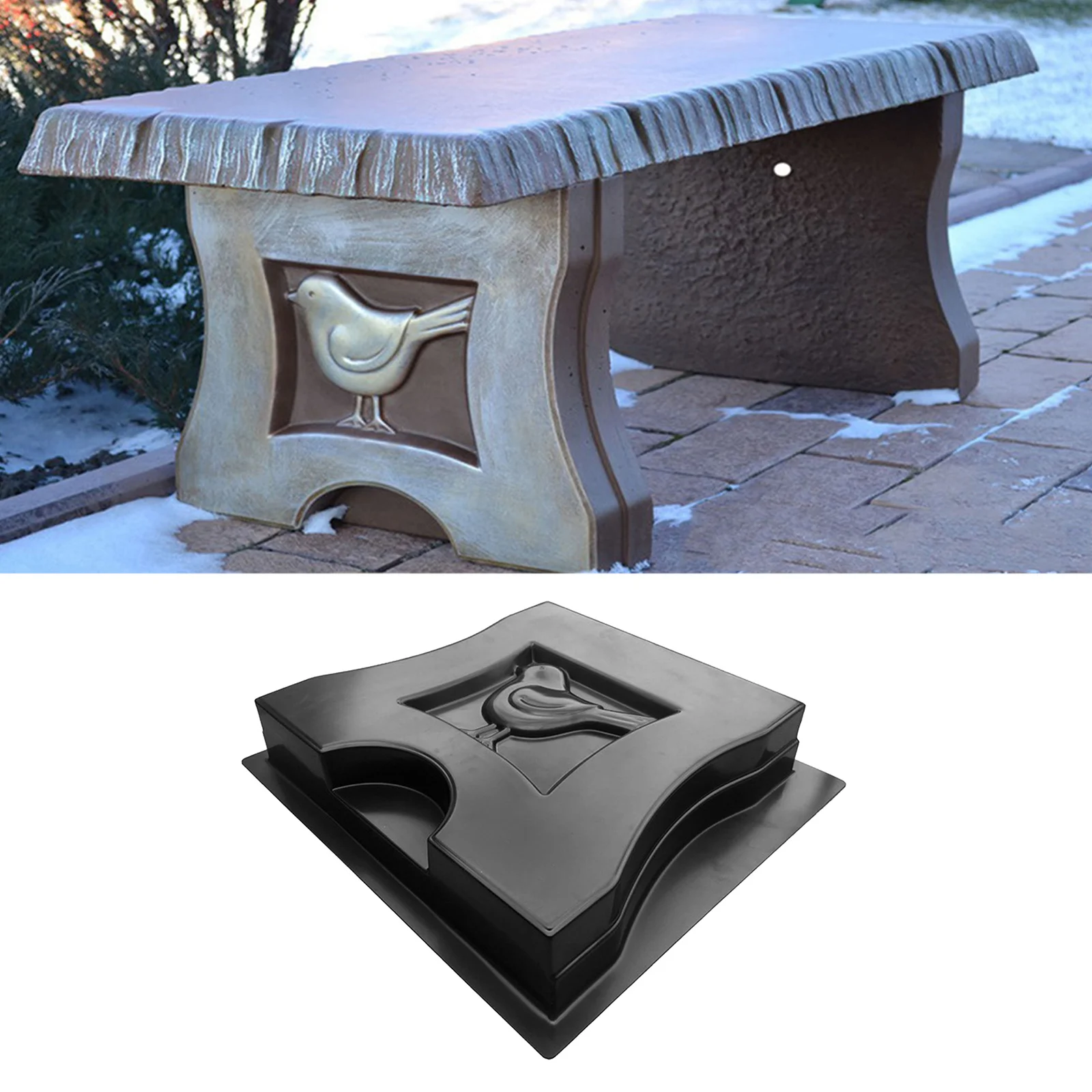 Concrete Garden Bench Mold