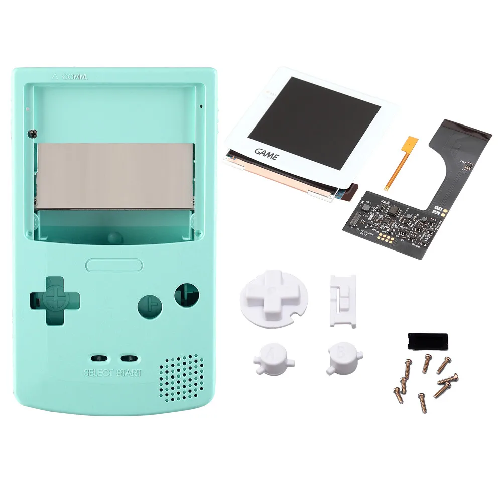 FOR Gameboy Color RETRO PIXEL IPS LCD KIT 2.0 Laminated Screen High ...