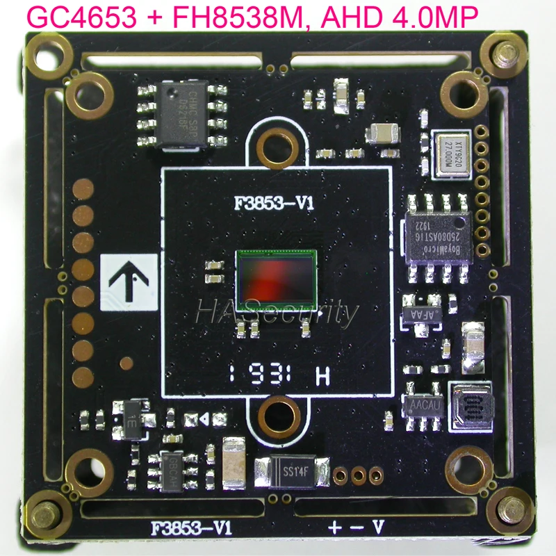 AHD 4.0MP , 4MP, 1/3 "GalaxyCore GC4653 CMOS + FH8538 CCTV 카메라, PCB 보드 ...