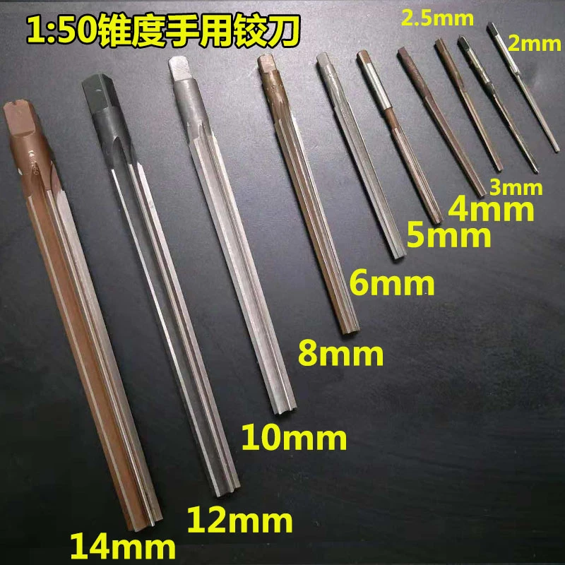Free Delivery 1pcs Precision Milling 1:50 Taper Shank Hand Reamer 3mm ...
