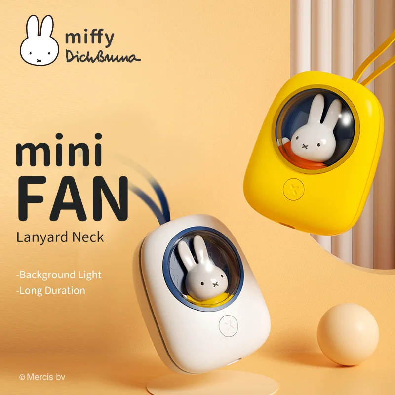 Mipow & Miffy Neck Fan Portable Fans Mini Air Cooler 5v Usb ...