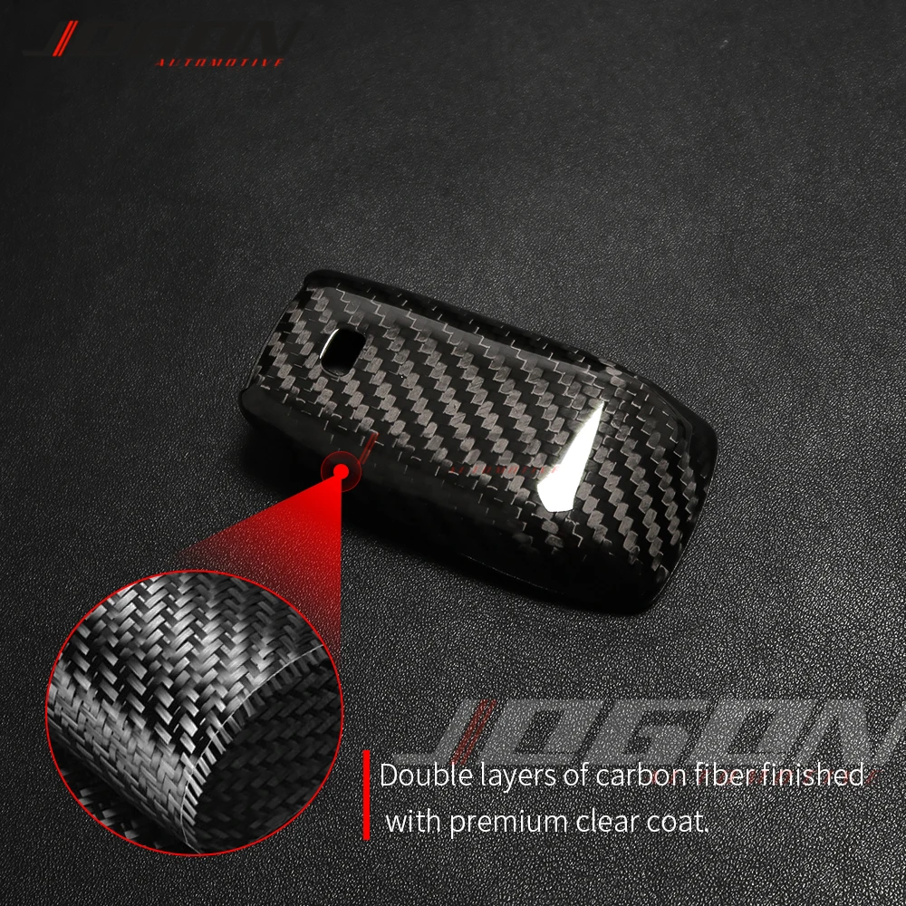 Genuine Carbon Fiber Key Fob Case Cover For Mercedes EQA