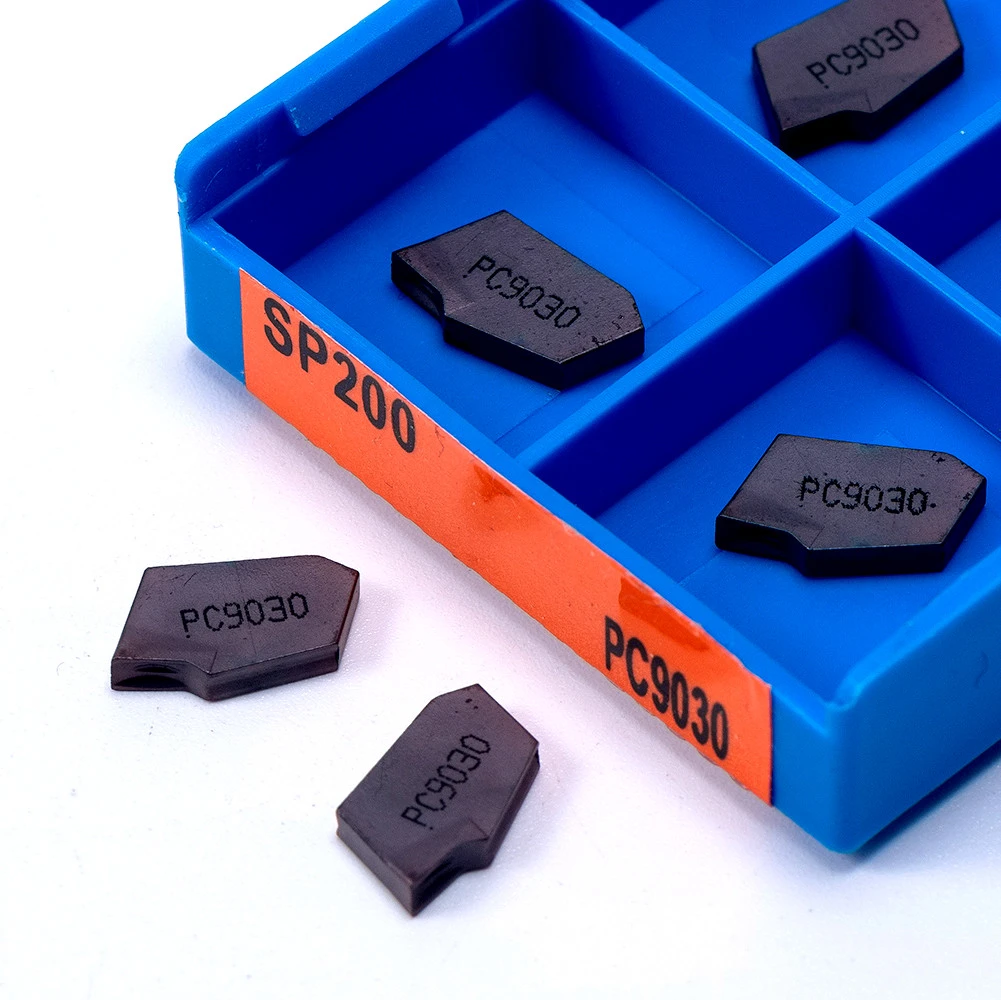 SP200 PC9030 NC3020 NC3030 2mm 10pcs Grooving Carbide Inserts Lathe ...