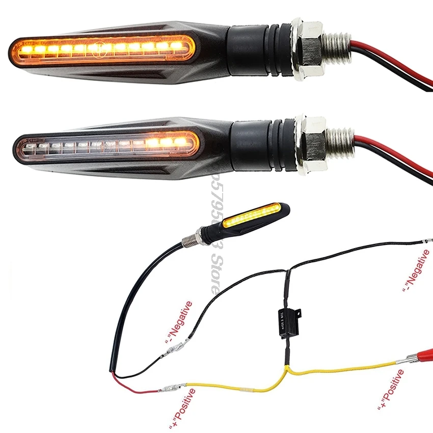 Blinker Decoder 100% Led Motorcycle Turn Signals Light For Yamaha ...