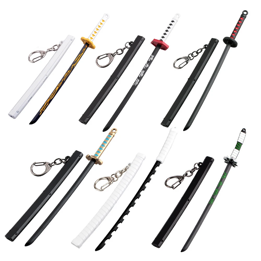 Demon Slayer Anime Sword Keychain | Demon Slayer Sword Key Chain - 17cm ...
